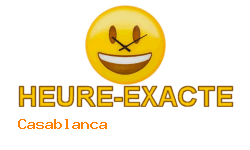 heure exacte a Casablanca - maroc